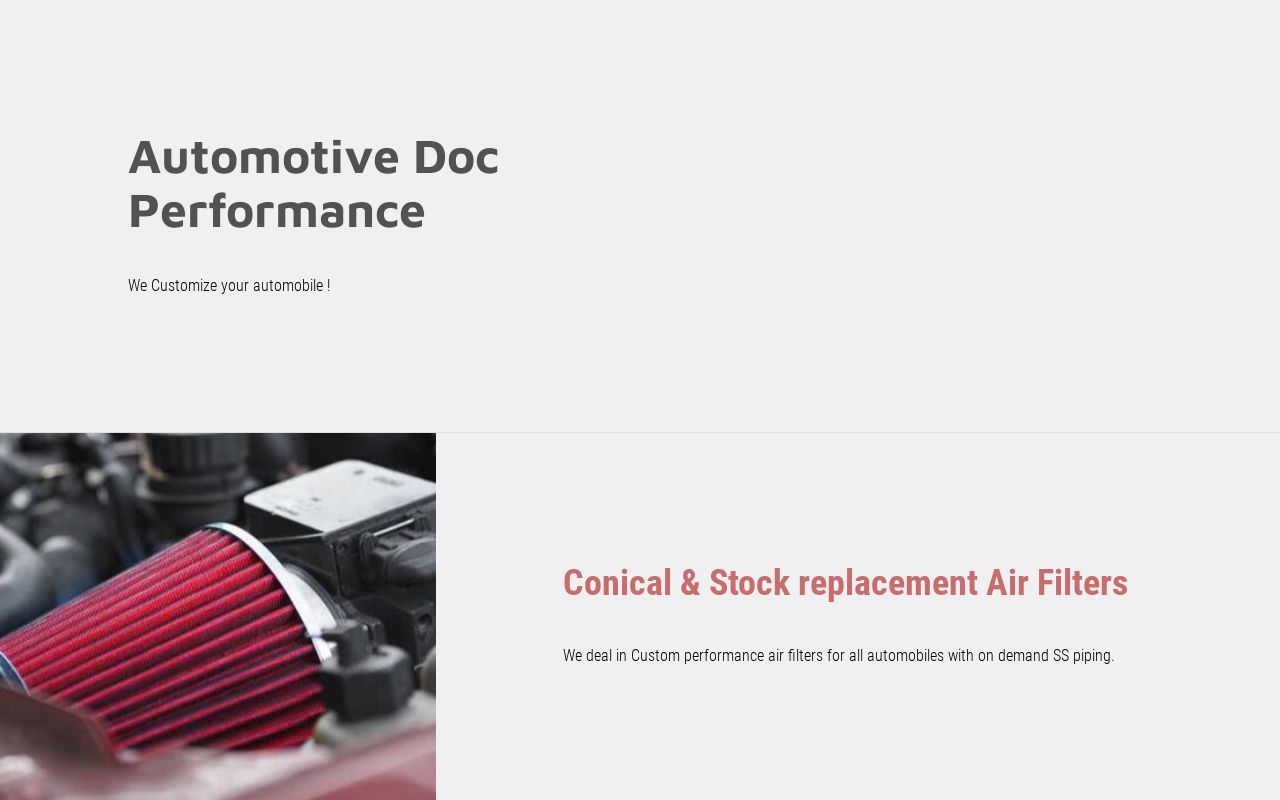 Automotive Doc Performance